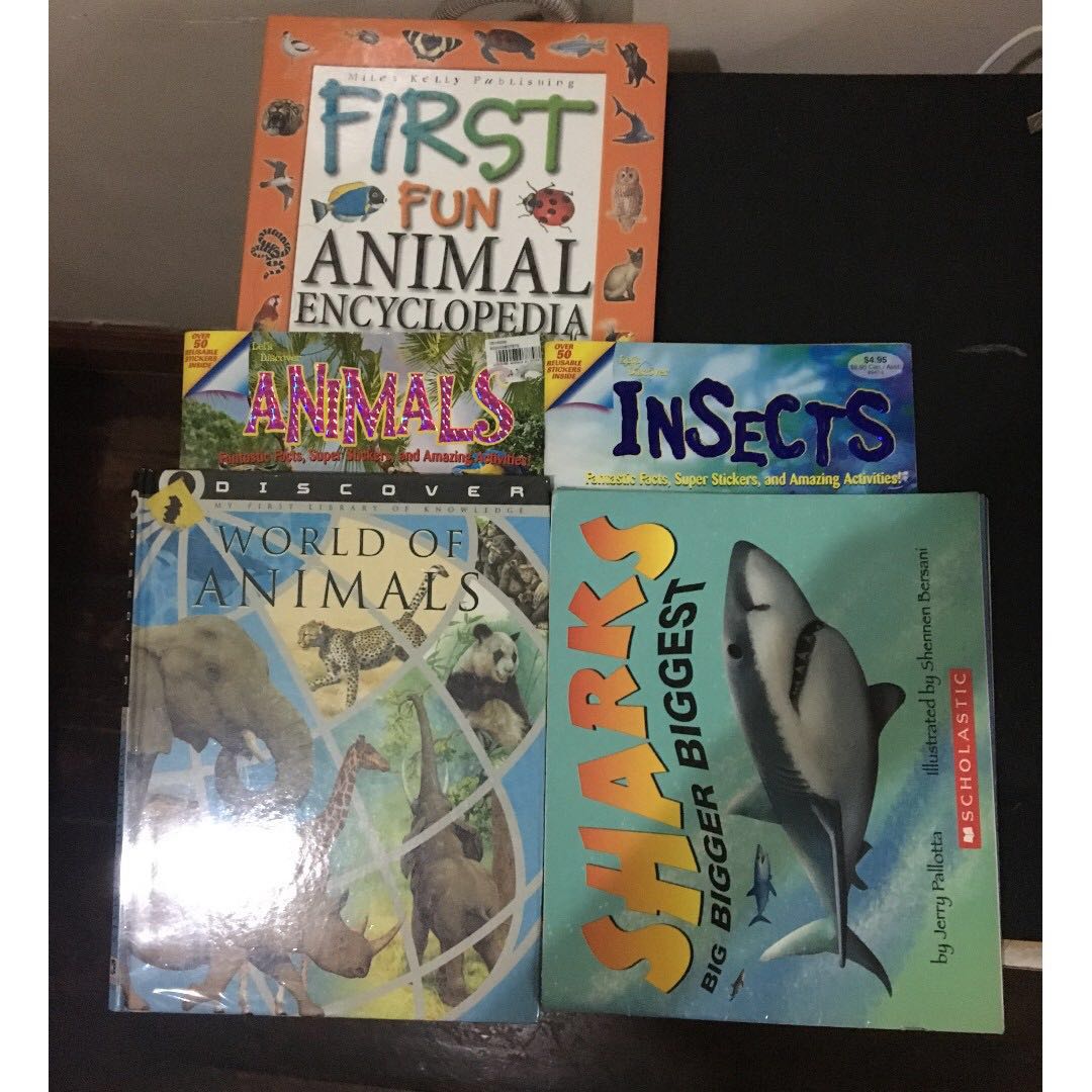 Animal Encyclopedia/Books Bundle for Children, Hobbies & Toys, Books ...