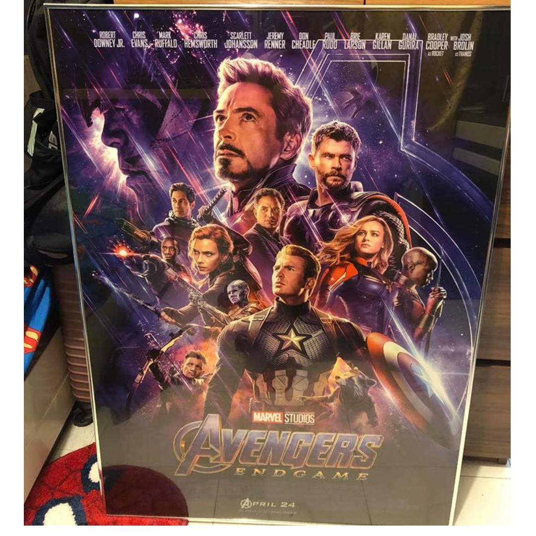 Avengers End Game 電影海報, 復仇者聯盟4 終局之戰 Poster, 興趣及遊戲, 玩具 & 遊戲類 on Carousell