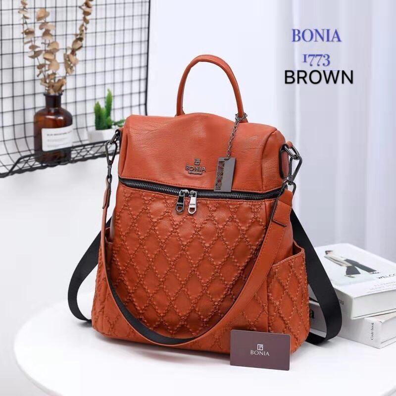 Bonia Backpack, Luxury, Bags & Wallets on Carousell