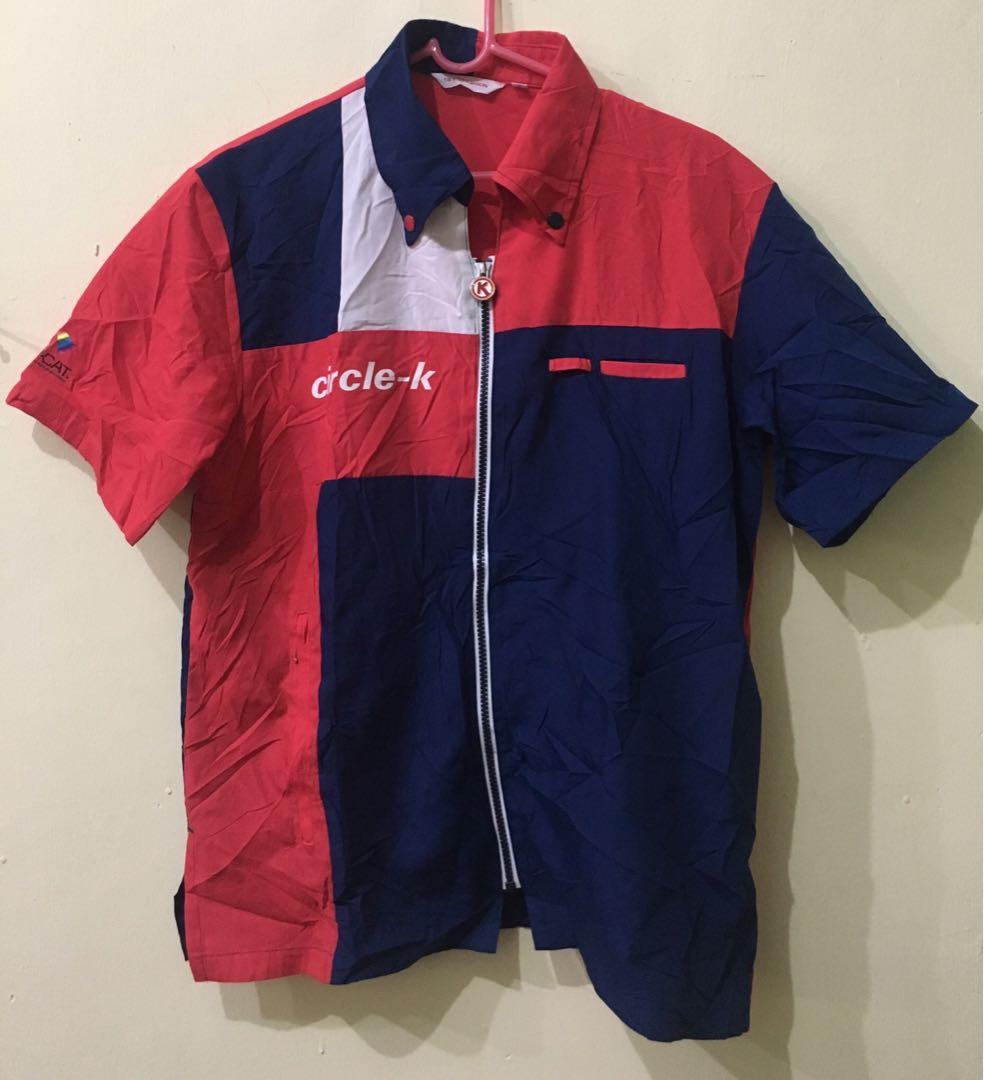 Circle K Uniform, Men's Fashion, Tops & Sets, Formal Shirts on Carousell