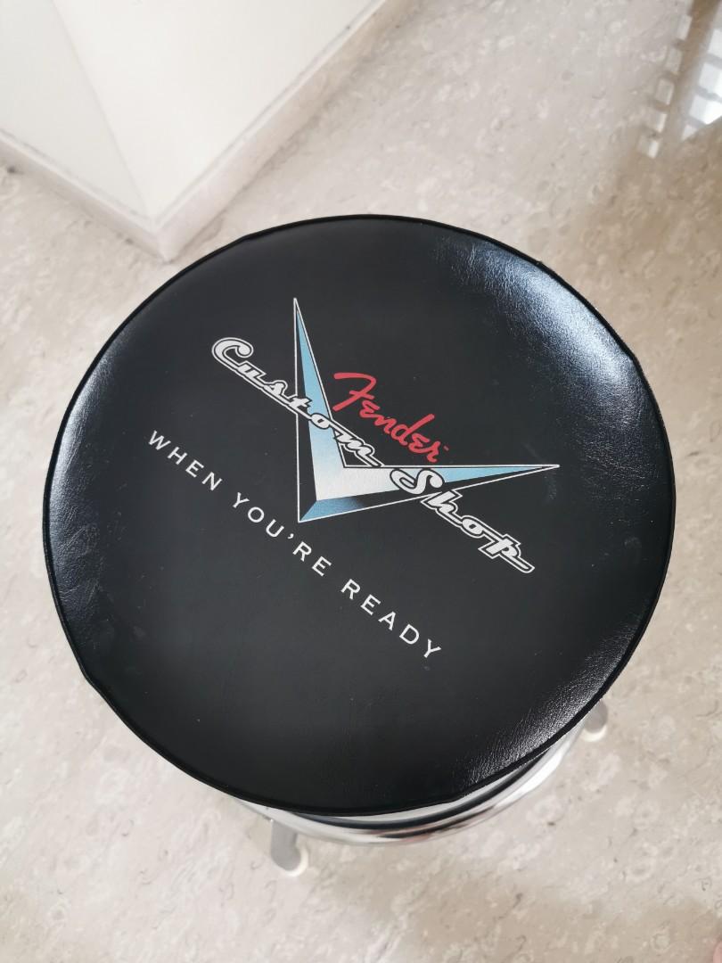 Fender Custom Shop Low Bar Stool, Hobbies & Toys, Music & Media, Music ...