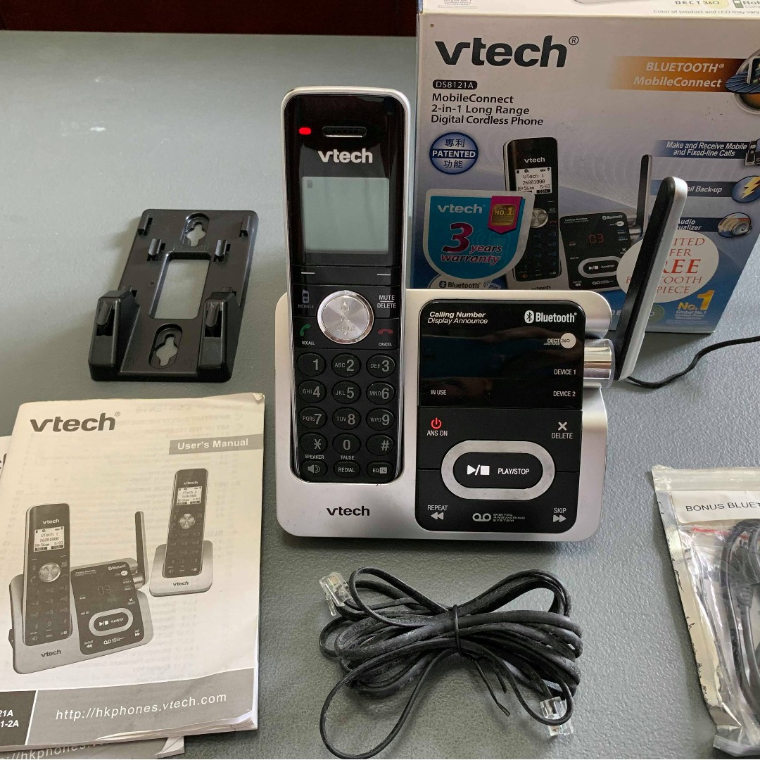 Good as New! VTech Bluetooth Mobile Connect 2-in1 Long Range (360 ...