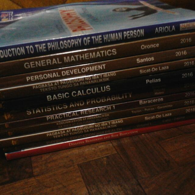 Grade 11 And 12 Stem, Abm, Gas, Humss Text Books, Hobbies & Toys, Books ...