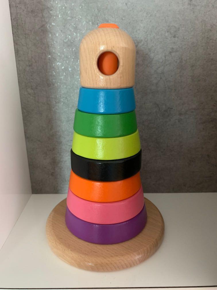 Ikea wooden stacking rings, Babies & Kids, Baby Nursery & Kids ...