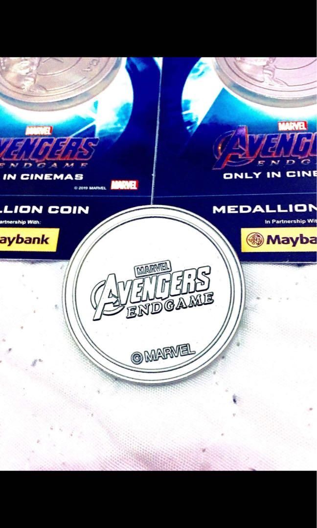 Ironman Captain America Avenger Coin Tgv, Hobbies & Toys, Collectibles ...