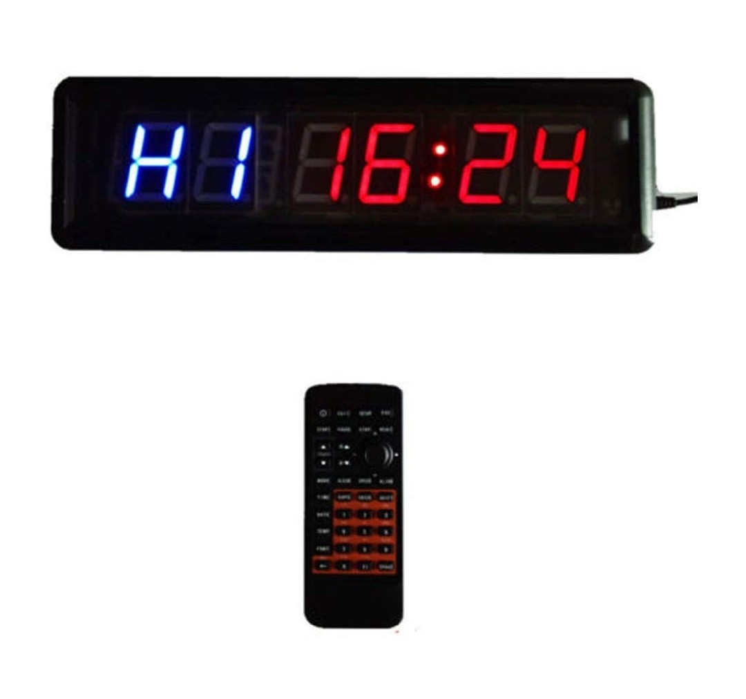 Larger LED Digital Interval Training Timer Best for Gym Crossfit ...