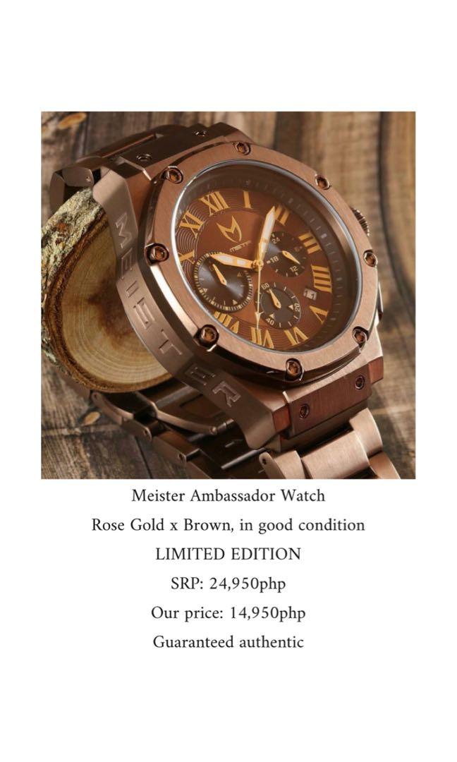 MEISTER Ambassador Watch, Men's Fashion, Watches & Accessories, Watches ...