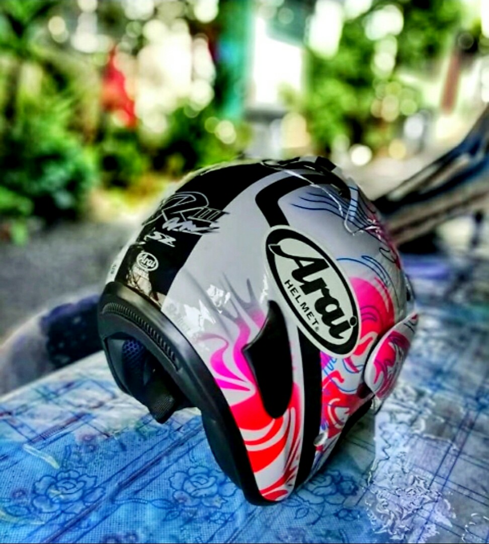 MHR Arai reptide, Motorcycles, Motorcycle Apparel on Carousell