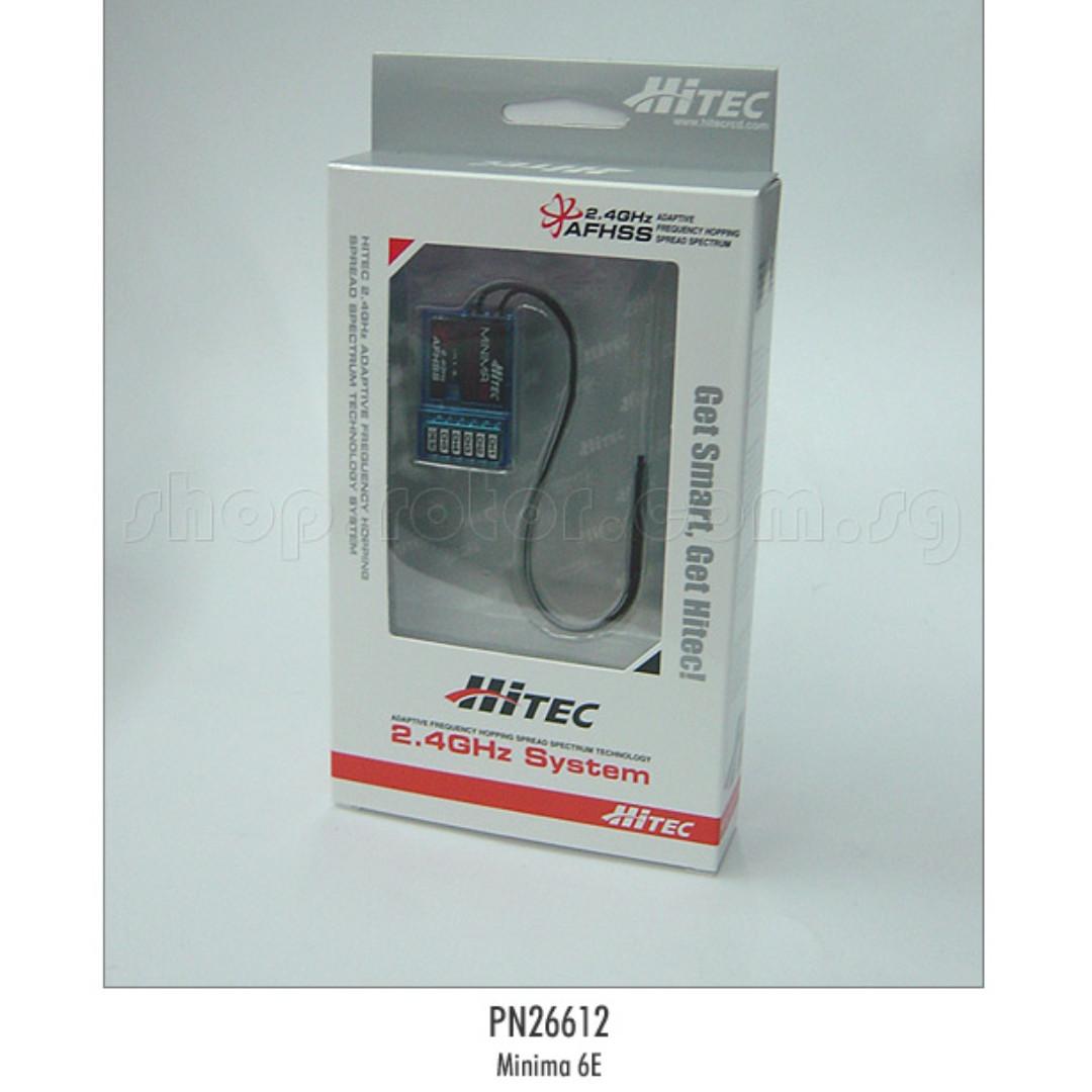 Minima 6E 6-Channel 2.4GHz AFHSS Full Range Receiver (End Port/End Pin ...