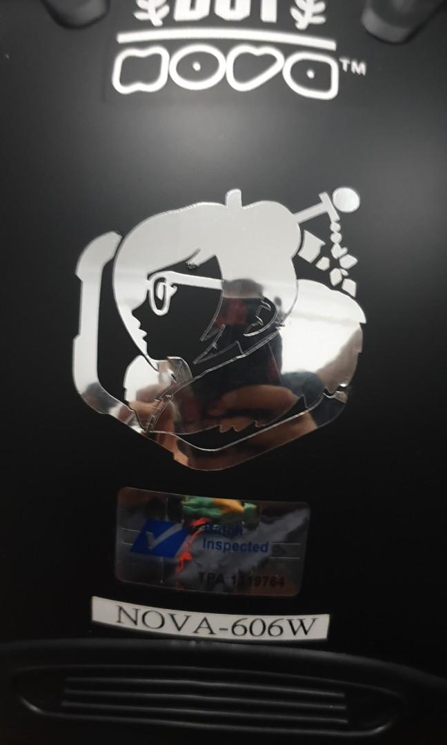 Nova dot helmet, Motorcycles, Motorcycle Accessories on Carousell