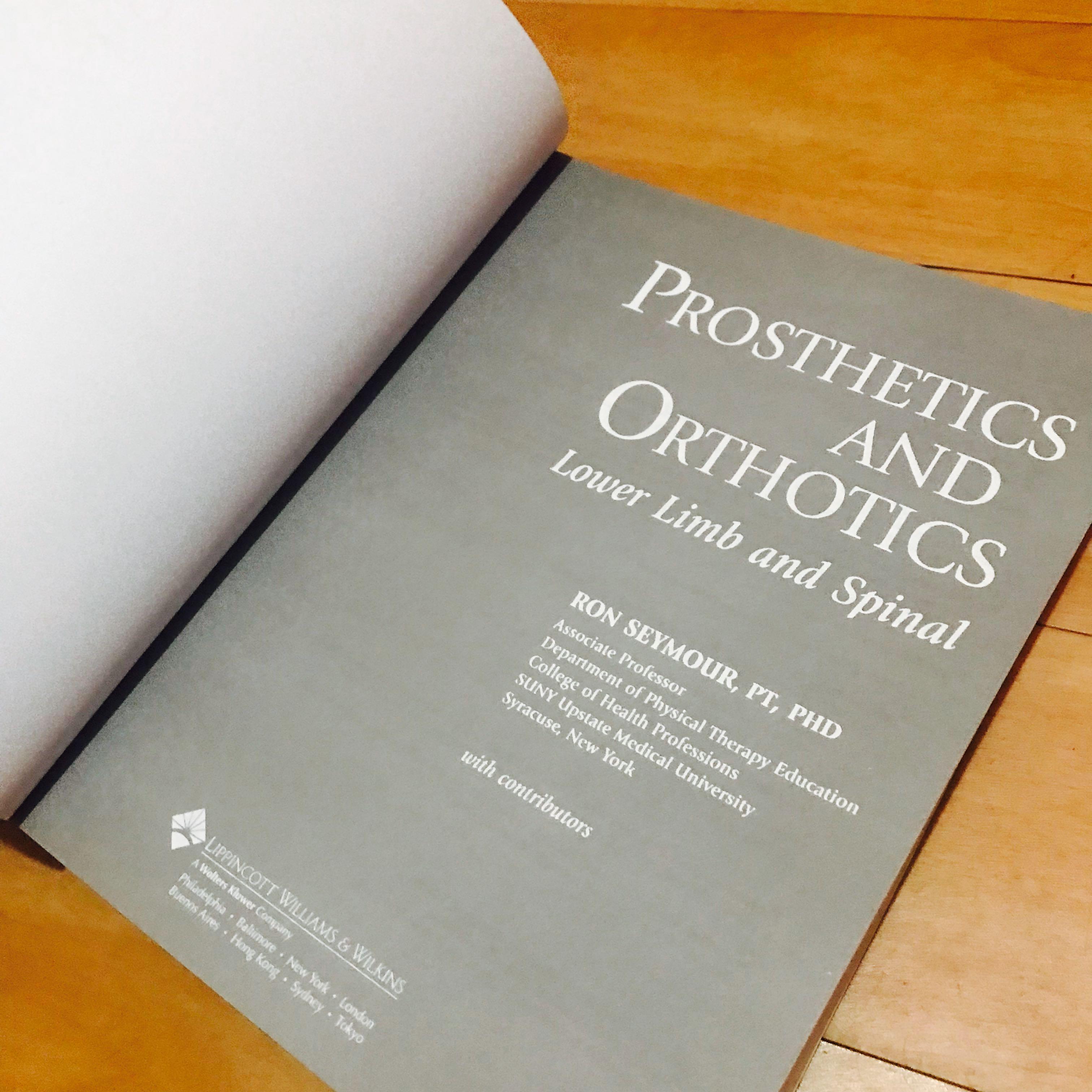 [PT Books] Prosthetics and Orthotics: Lower Limb and Spinal, Hobbies ...