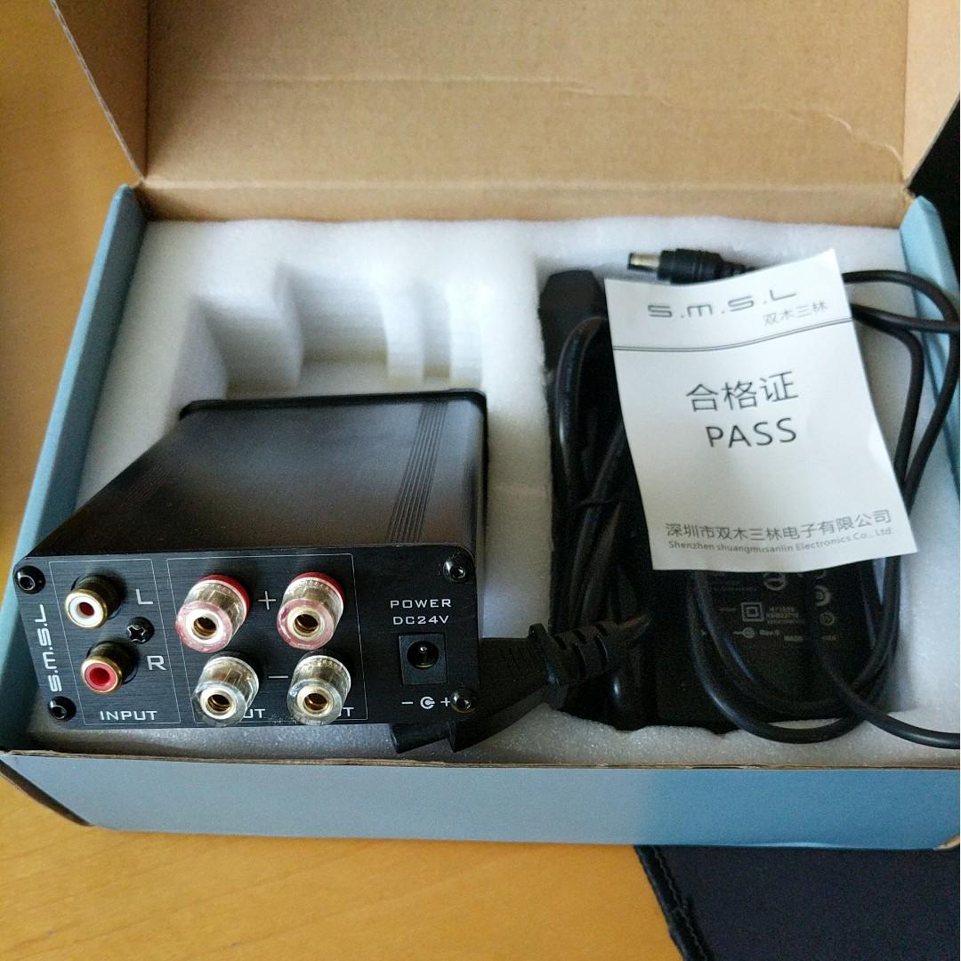 SMSL SA-50 Hi-Fi Stereo Amplifier for speakers, Audio, Soundbars, Speakers & Amplifiers on Carousell