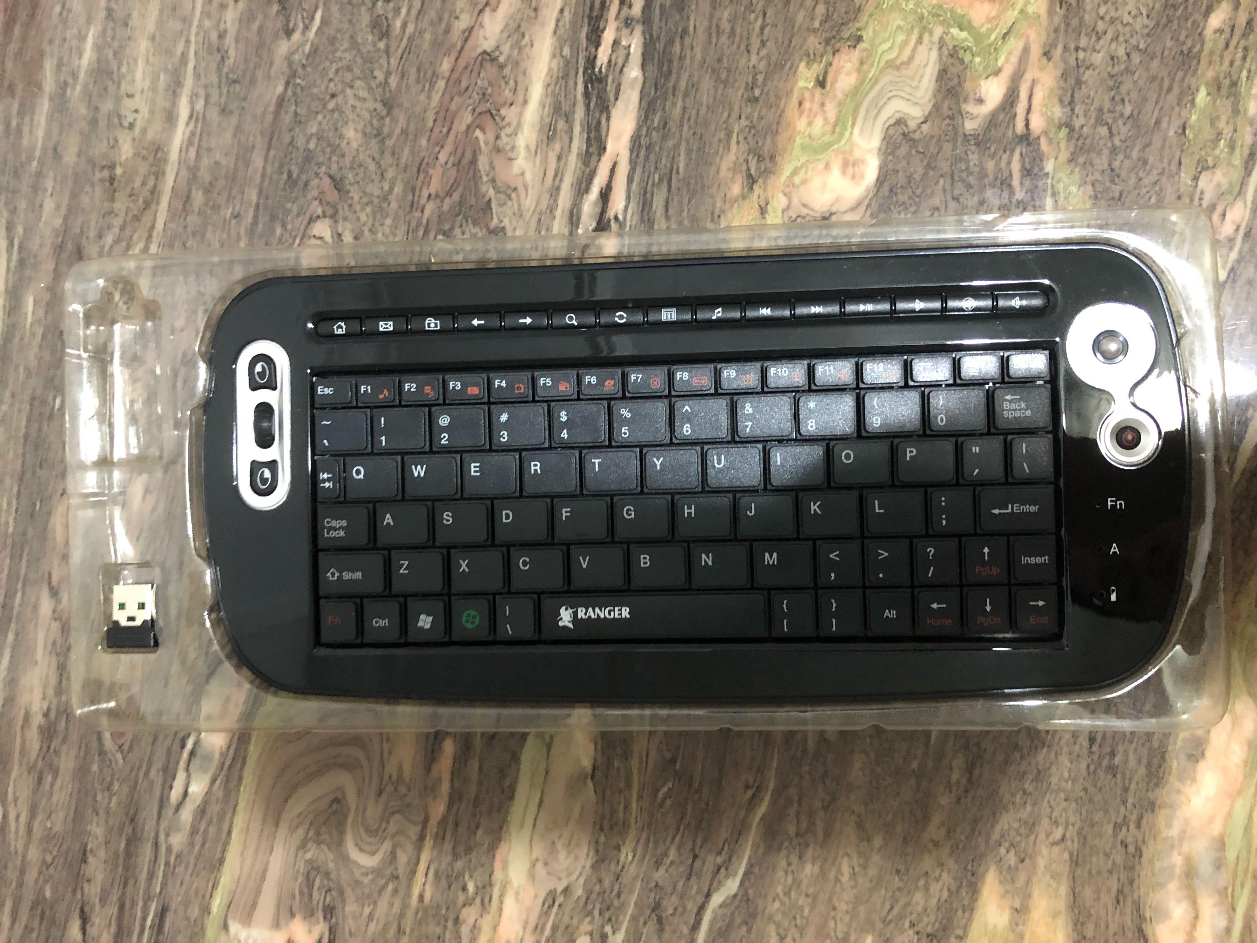 Wireless Keyboard with Trackball / Built in Mouse, Computers & Tech ...