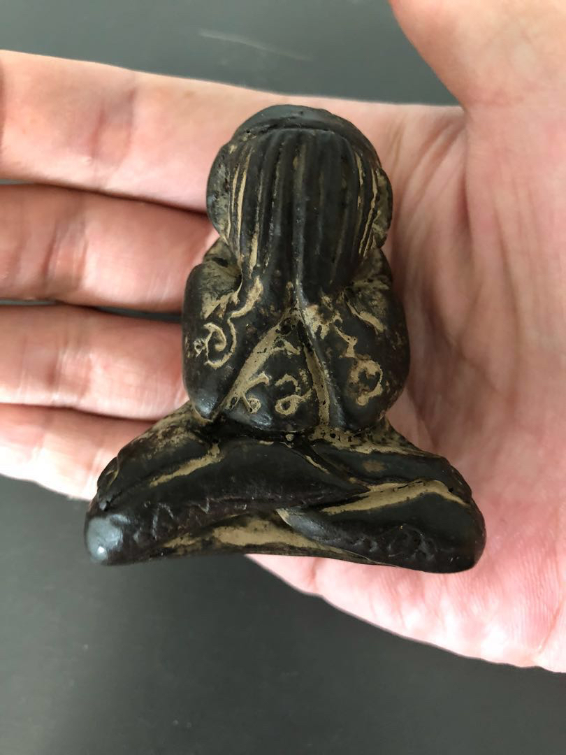 2.5” Phra Pidta - LP Dam Wat Mai Naparam, Hobbies & Toys, Memorabilia ...