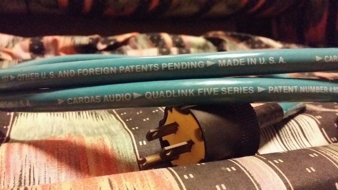 Cardas Audio - Quadlink Five Series power cord, Audio, Portable Audio ...