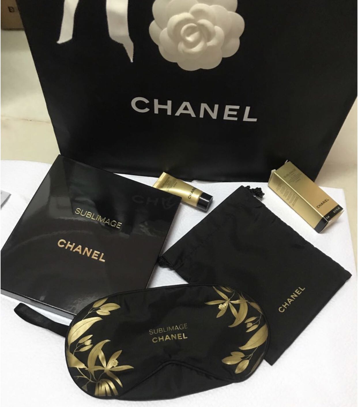 Chanel Eye mask (Sublimage), Luxury, Accessories on Carousell