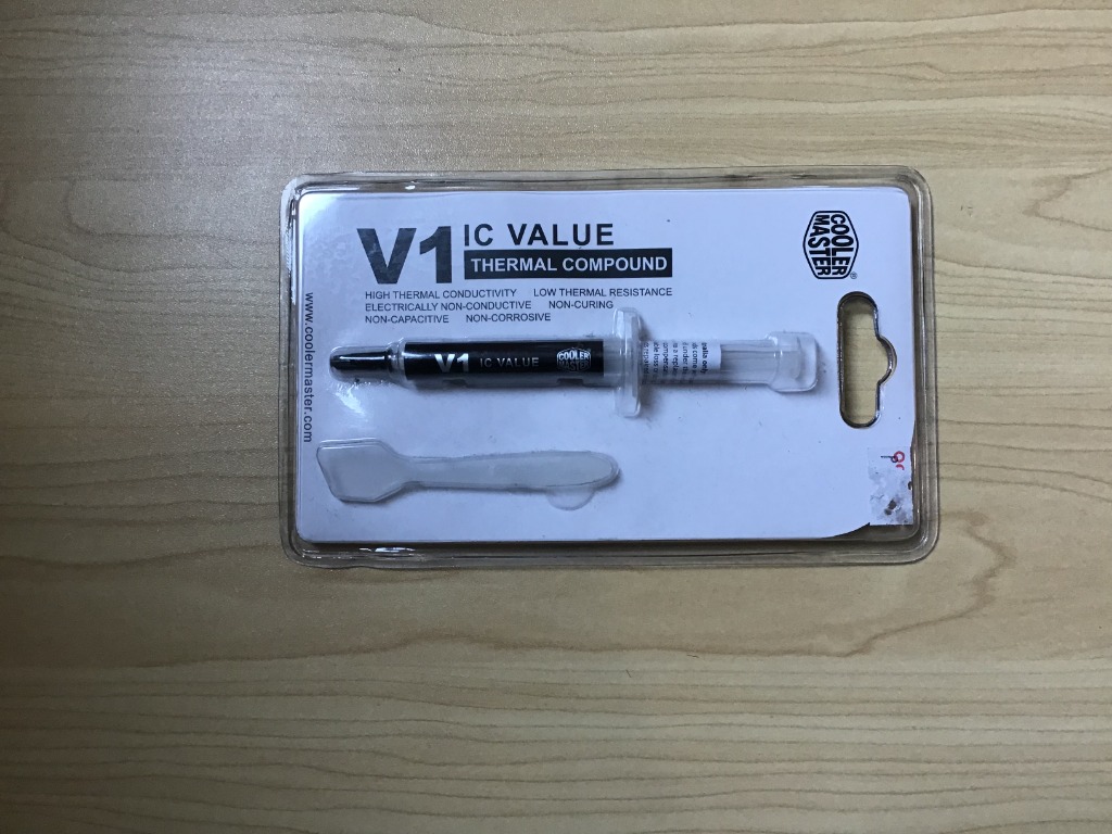 Cooler Master - V1 IC Value Thermal Compound, Computers & Tech, Parts ...