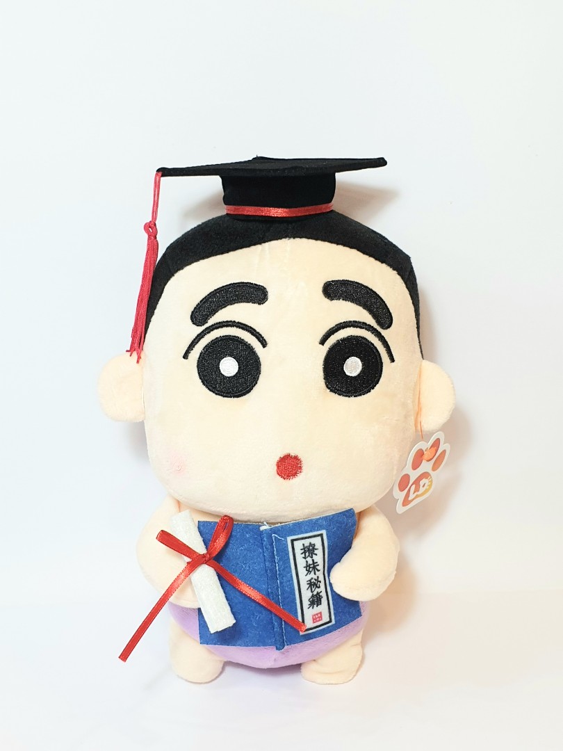Crayon Shin Chan With Books Graduation Convocation Gift Plush, Hobbies ...