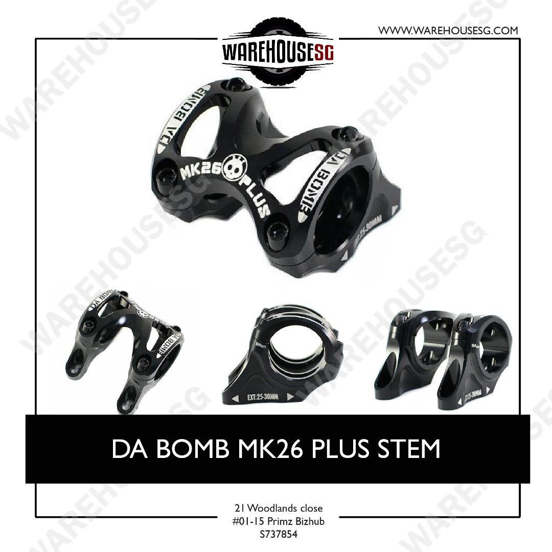 DA BOMB MK26 PLUS STEM, Sports Equipment, Bicycles & Parts, Parts ...
