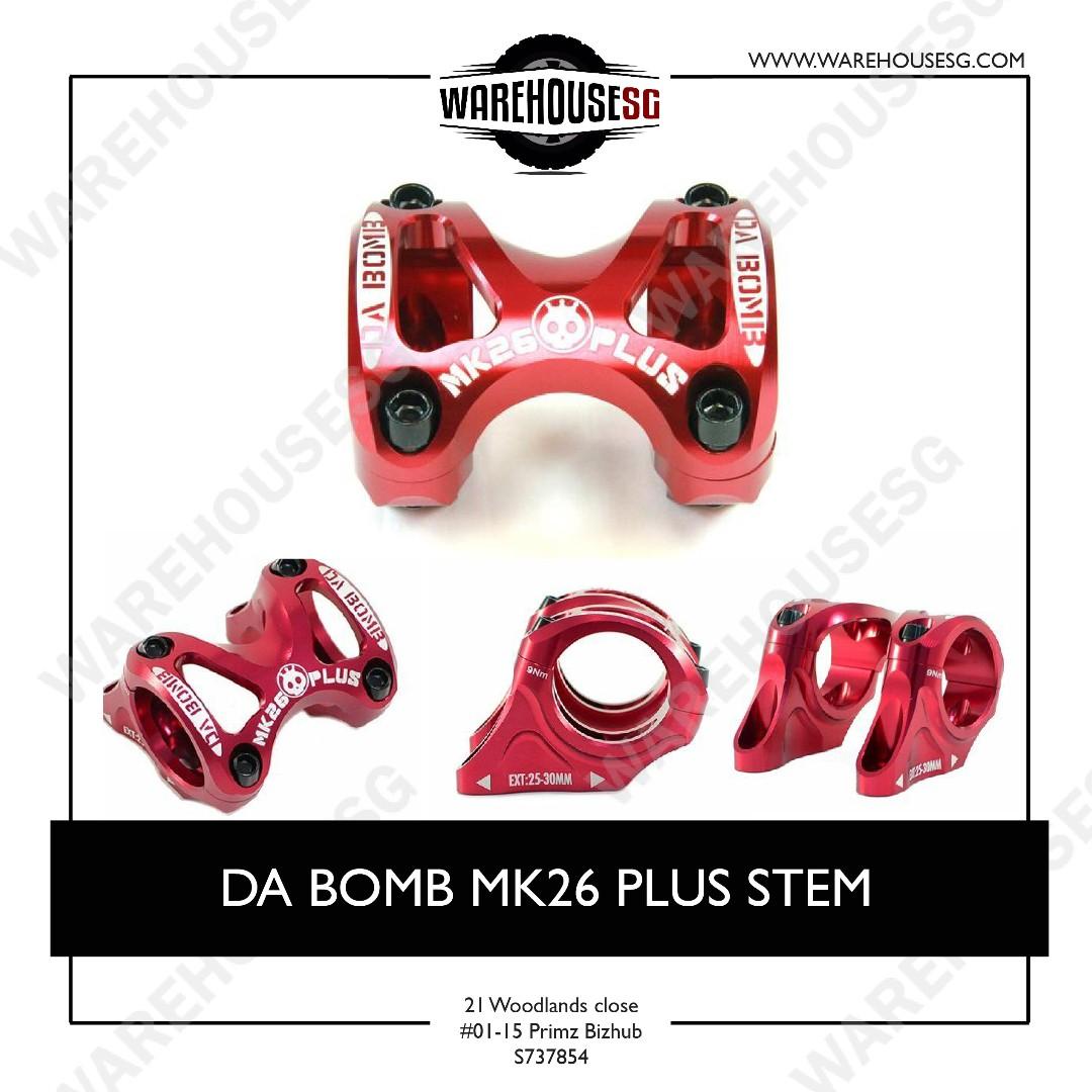 DA BOMB MK26 PLUS STEM, Sports Equipment, Bicycles & Parts, Parts ...
