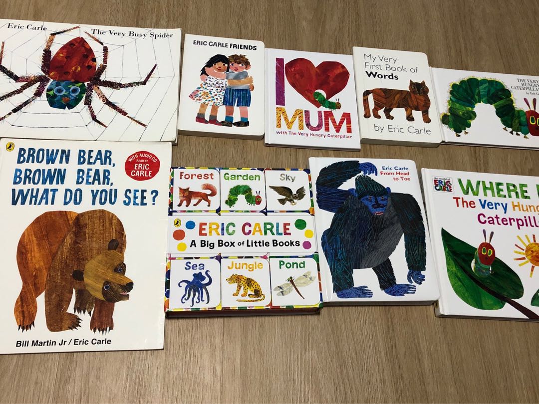 Eric Carle - The Very Hungry Caterpillar, Brown Bear & The Very Busy ...