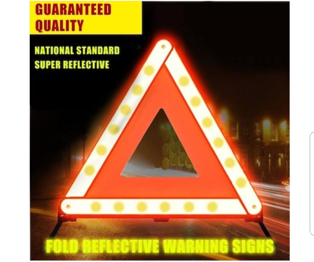 Foldable breakdown sign, Car Accessories, Accessories on Carousell