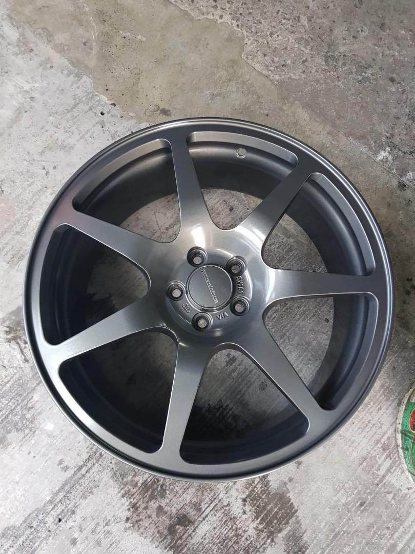 Genuine forged lightweight Prodrive CG07 18" Rims 5x100 PCD 7.5J 40 off ...