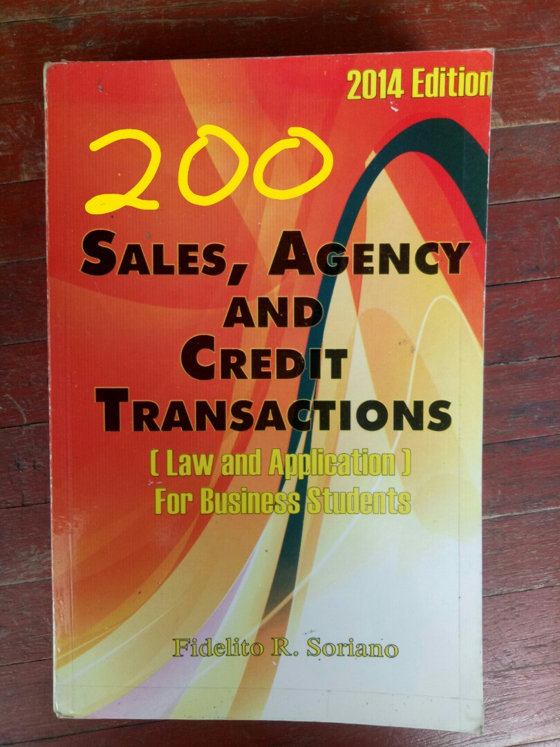 Law on Sales by Soriano, Hobbies & Toys, Books & Magazines, Children's ...