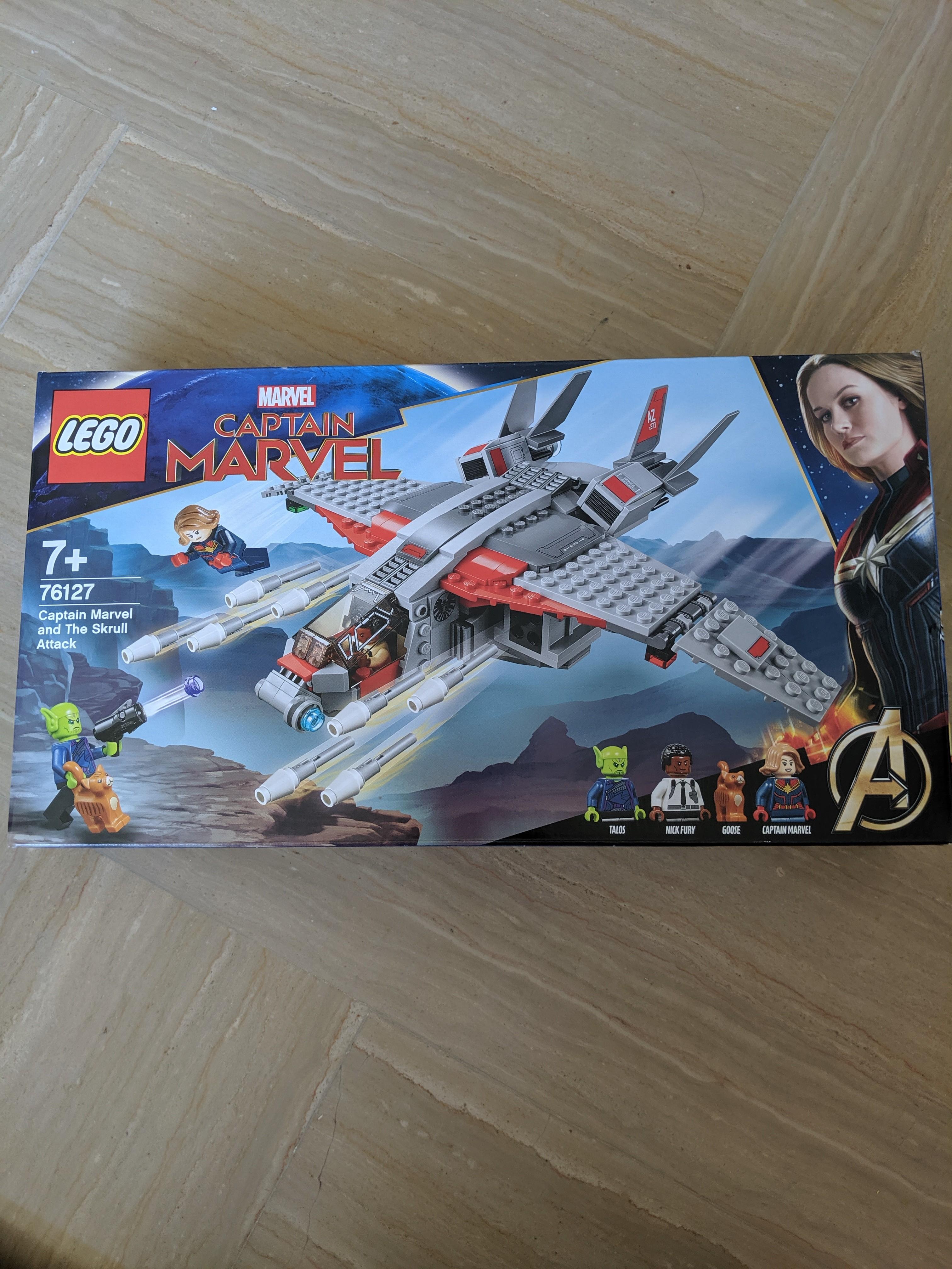 LEGO Captain Marvel & Skrull Attack 76127, Hobbies & Toys, Toys & Games ...