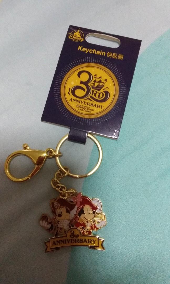Limited edition 3rd anniversary Shanghai Disney Resort keychain ...