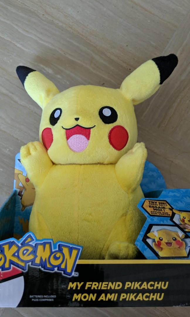 "My Friend Pikachu" Talking Pokemon Plush, Hobbies & Toys, Toys & Games ...
