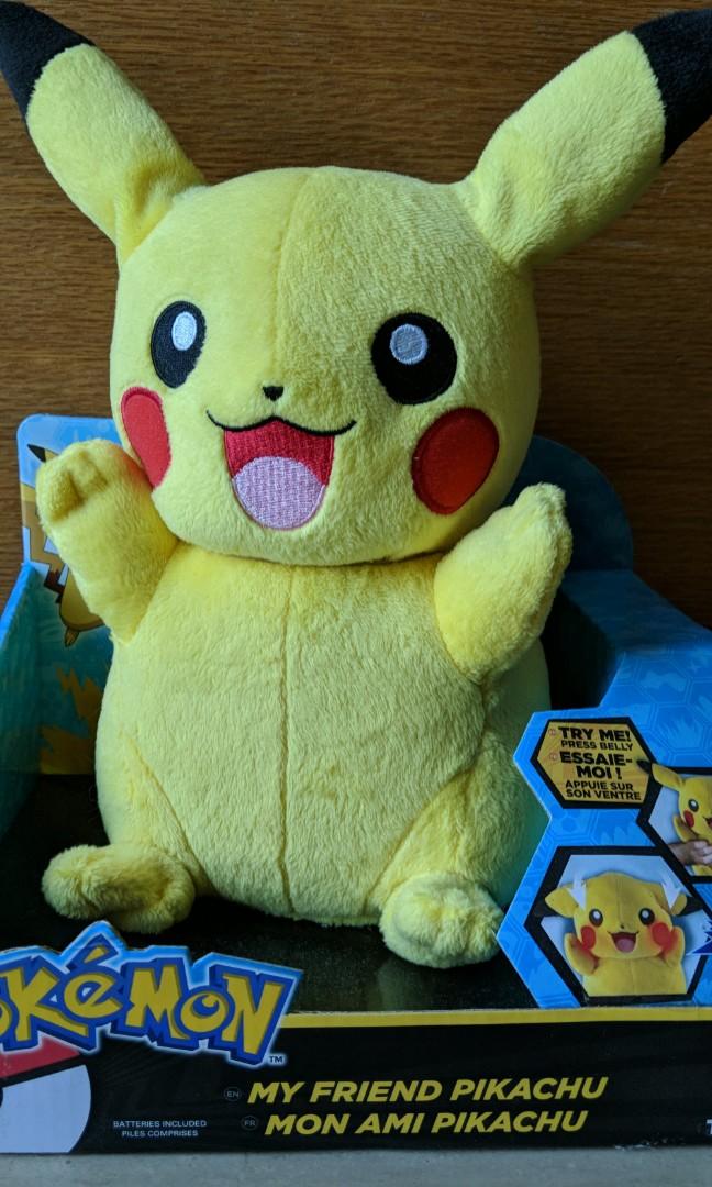 "My Friend Pikachu" Talking Pokemon Plush, Hobbies & Toys, Toys & Games ...