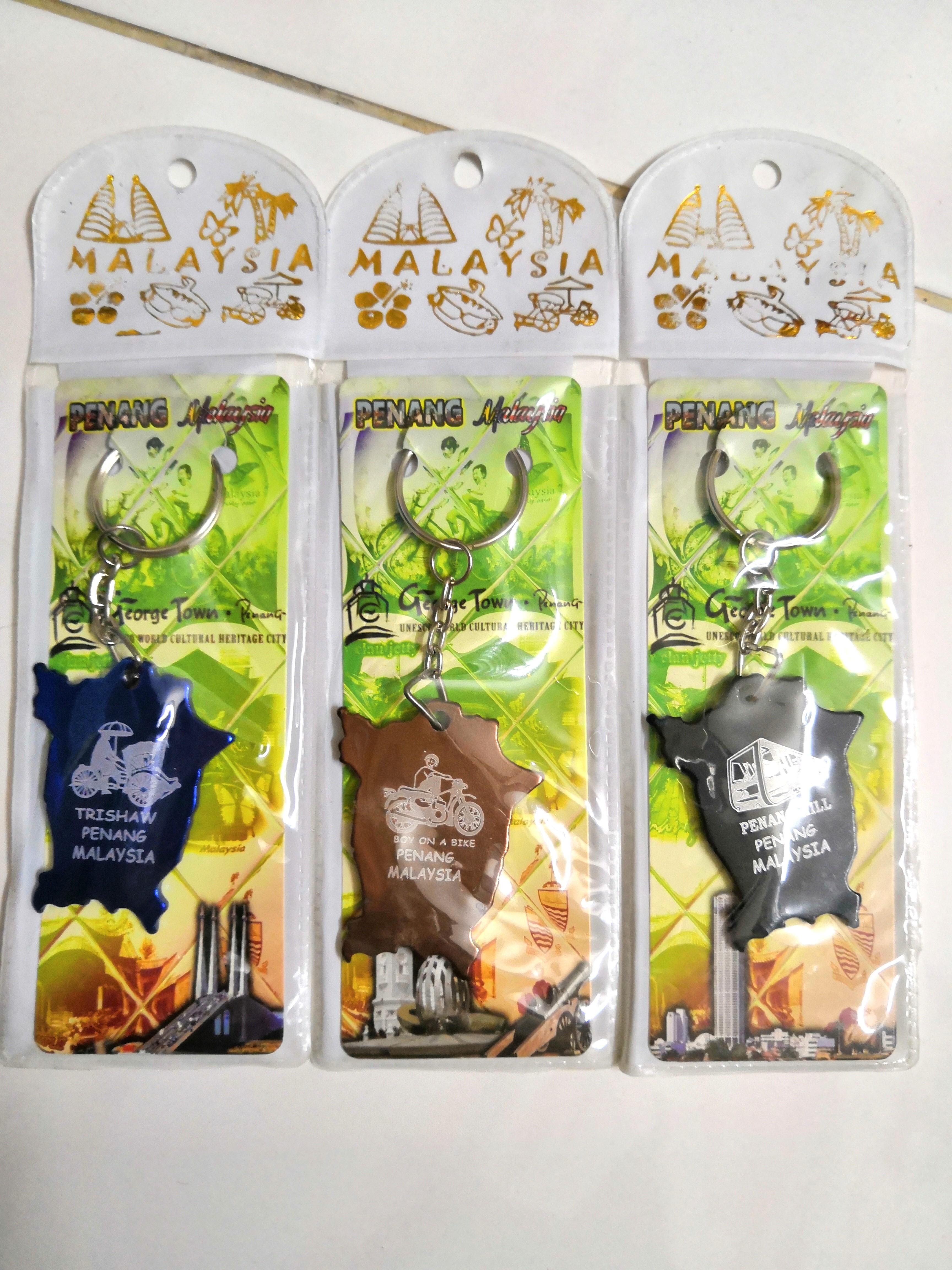 Penang Souvenir Keychain, Hobbies & Toys, Stationery & Craft, Handmade ...