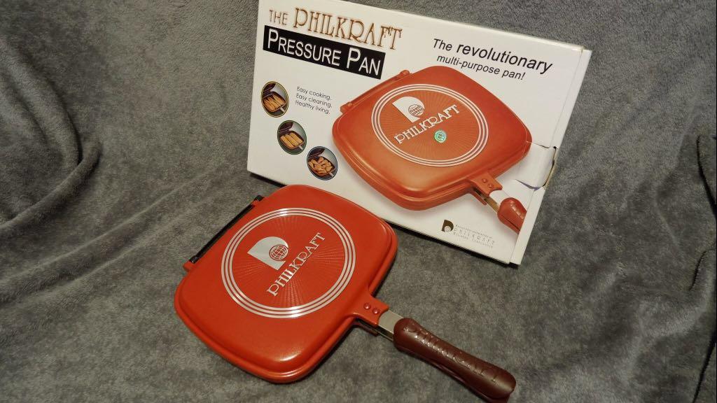 Philkraft Pressure Pan (Brand New) + FREE 1L Glass Casserole, Furniture ...