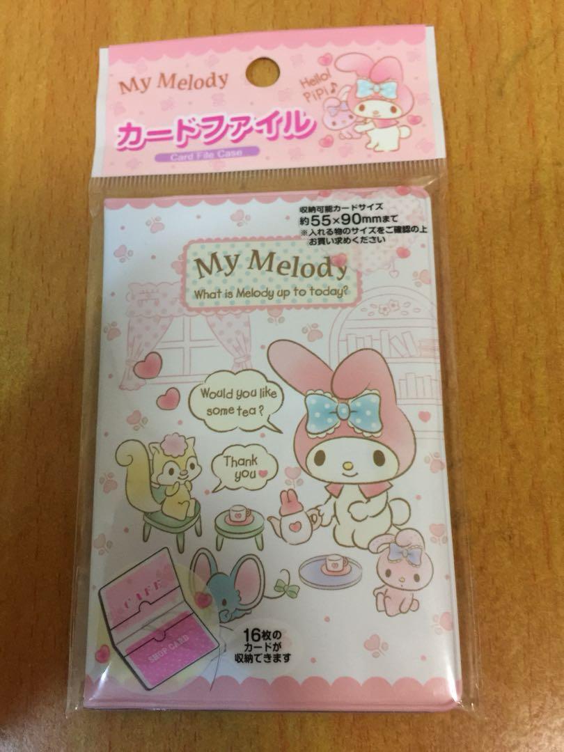 Sanrio My Melody card file case 迷你咭片簿, 興趣及遊戲, 手作＆自家設計, 文具 - Carousell