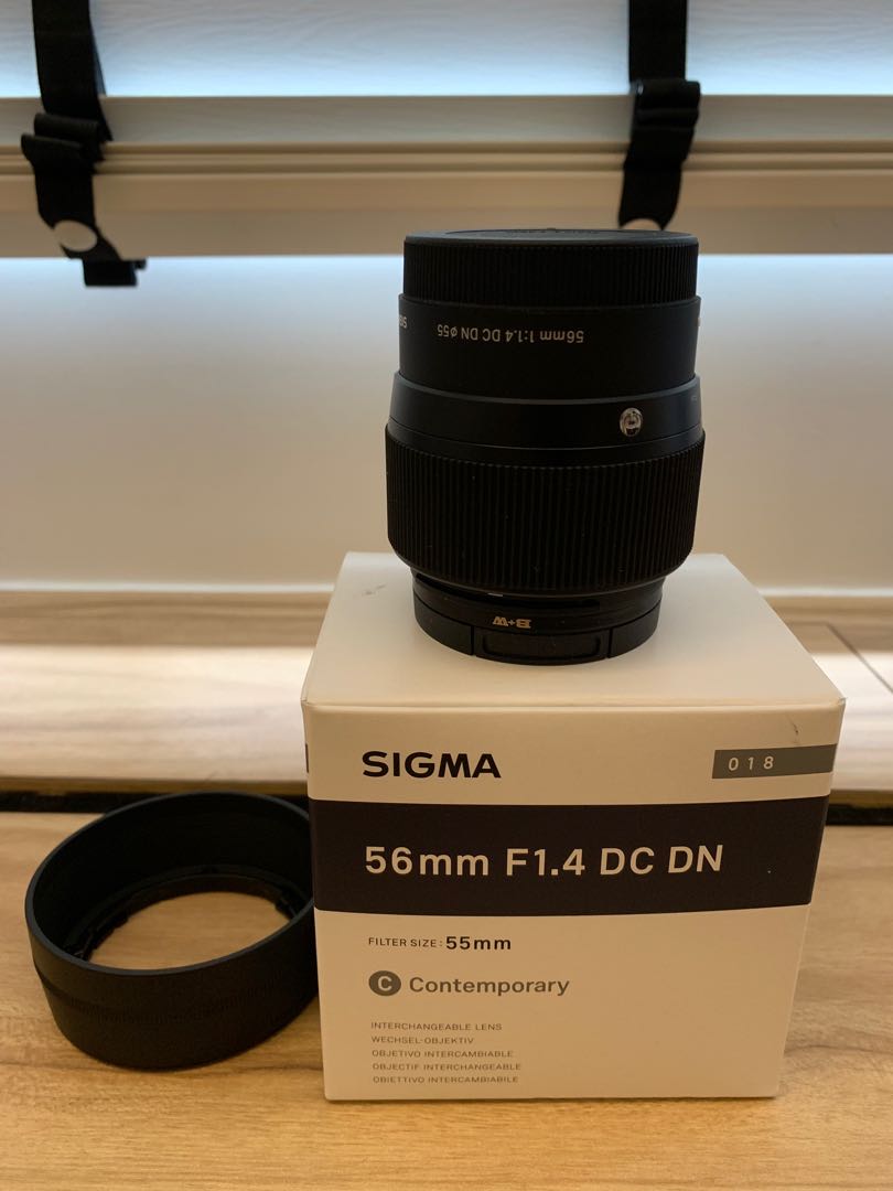 Sigma 56mm F1.4 DCDN, Photography, Lens & Kits on Carousell
