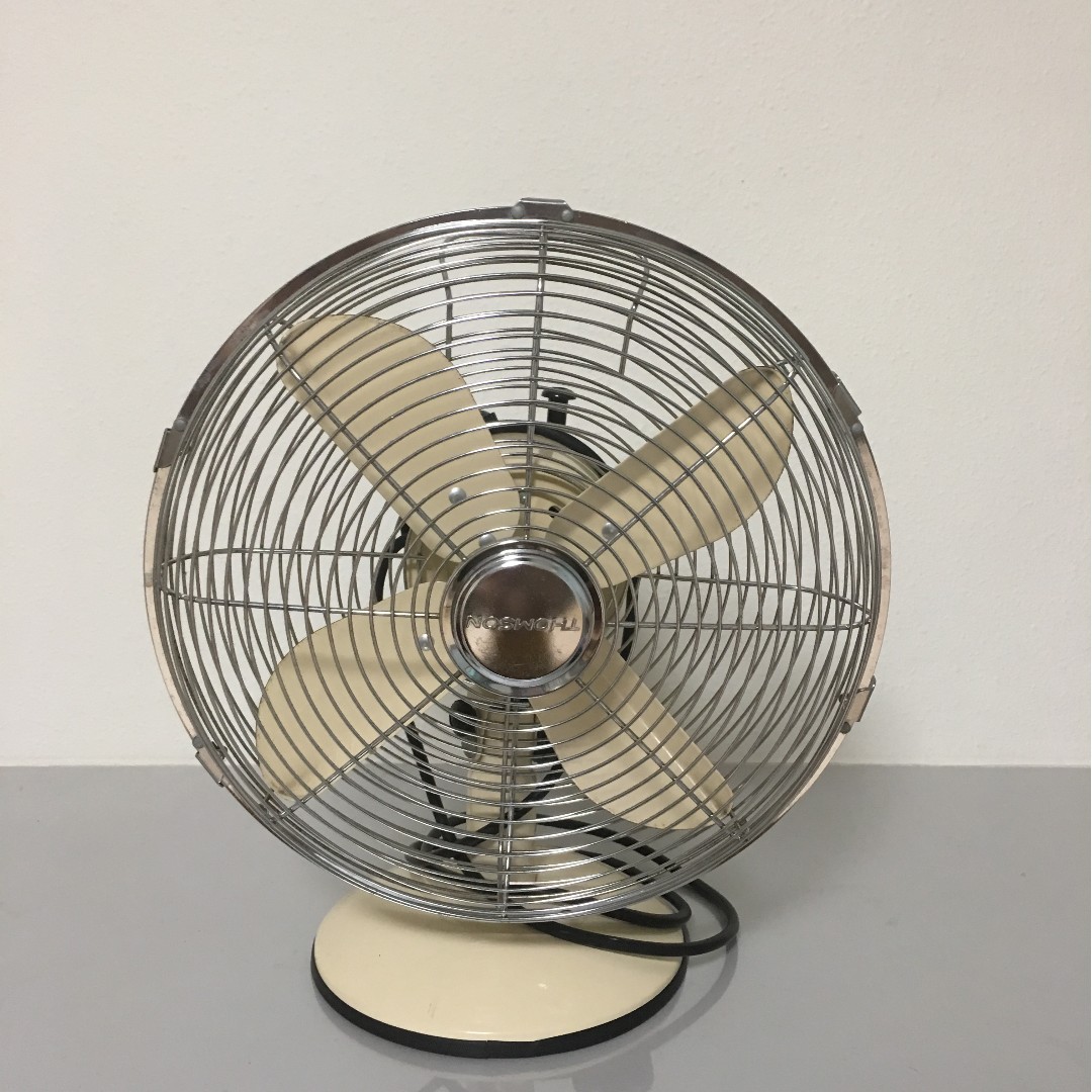 Thomson 12" Retro Table Fan (Metal Blades), Furniture & Home Living ...
