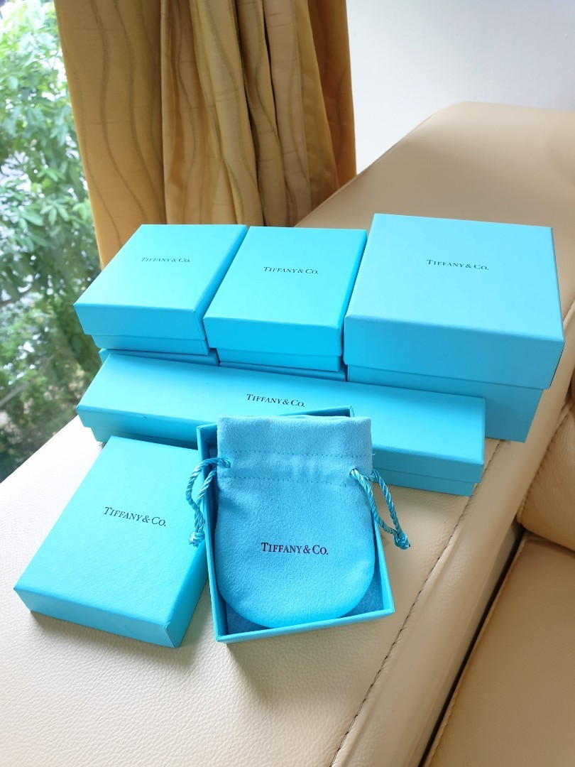 Tiffany & Co Jewellery Box w Paper Bag Set, Luxury, Accessories on ...