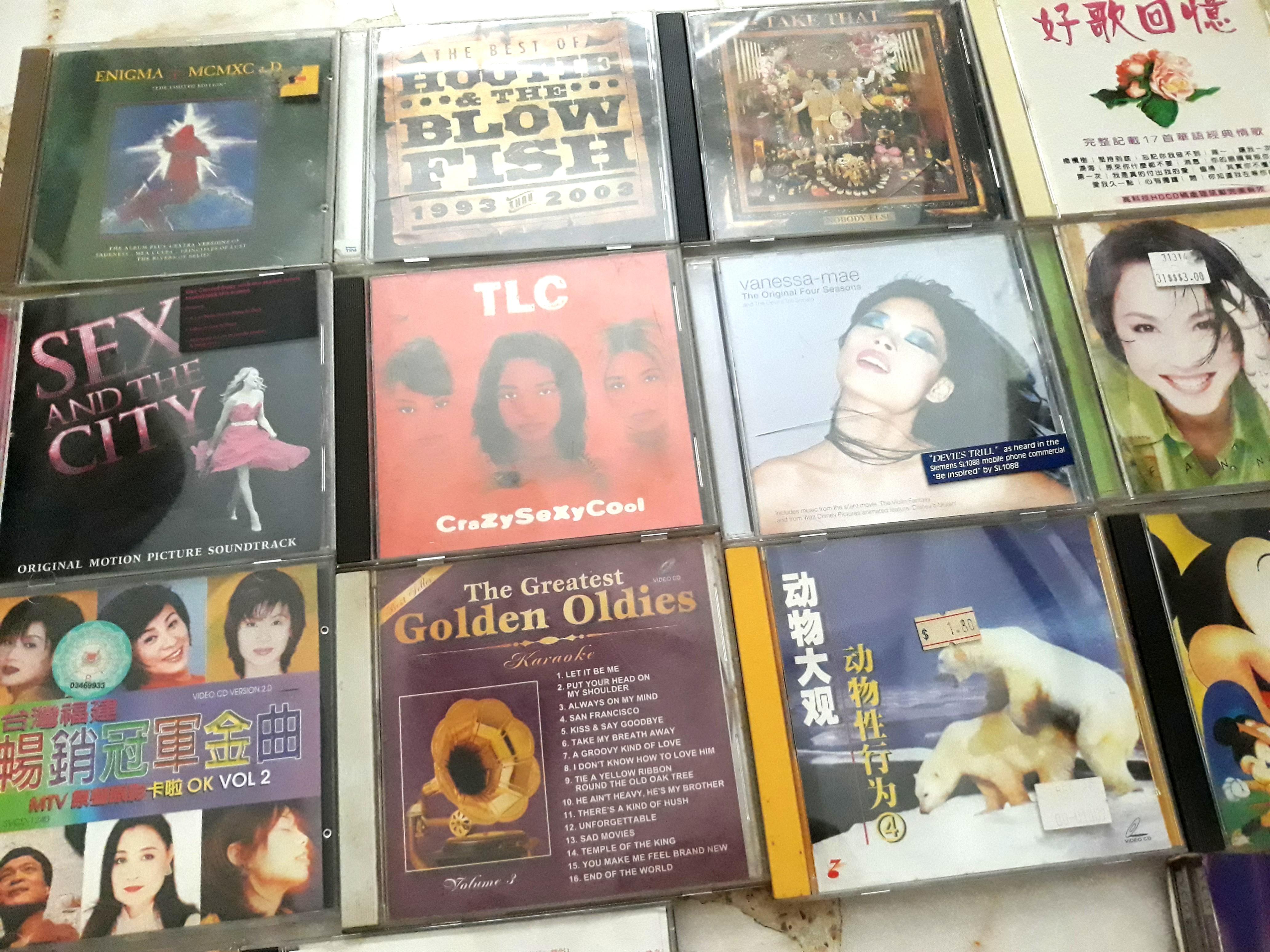 Various old school CD, VCD, DVD, Hobbies & Toys, Music & Media, CDs ...