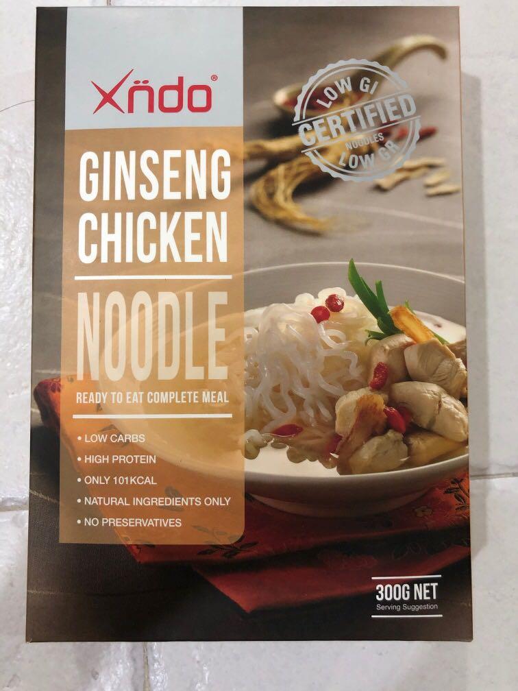Xndo Ginseng Chicken Noodle, Food & Drinks, Rice & Noodles on Carousell