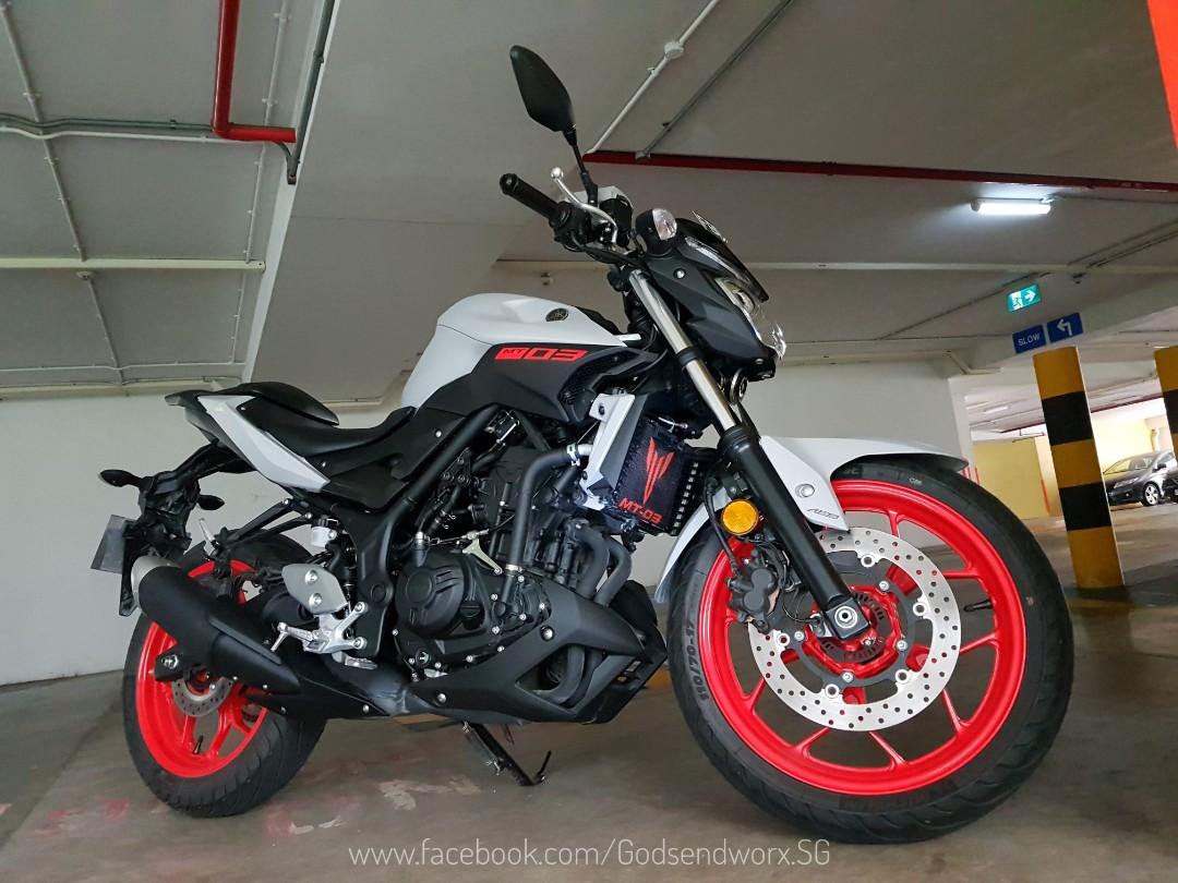 Yamaha MT03 Custom Radiator Guard by Godsendworx, Motorcycles ...