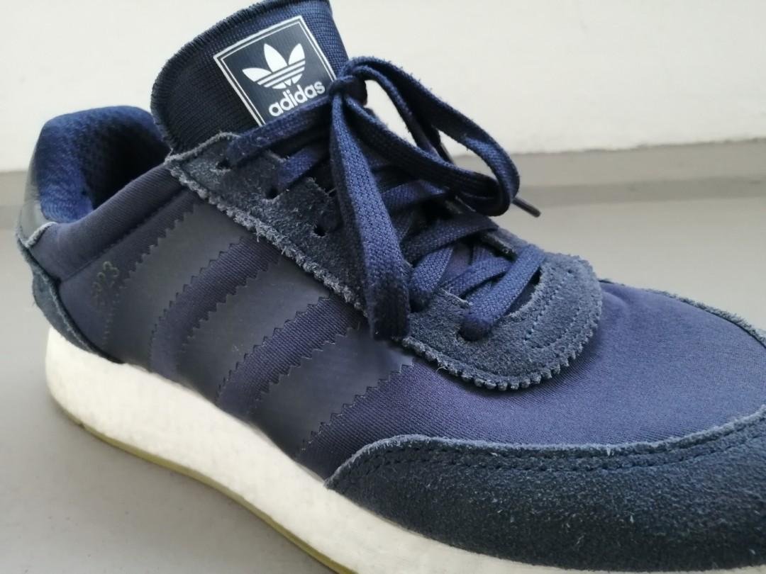 Adidas Iniki (navy), Men's Fashion, Footwear, Sneakers on Carousell