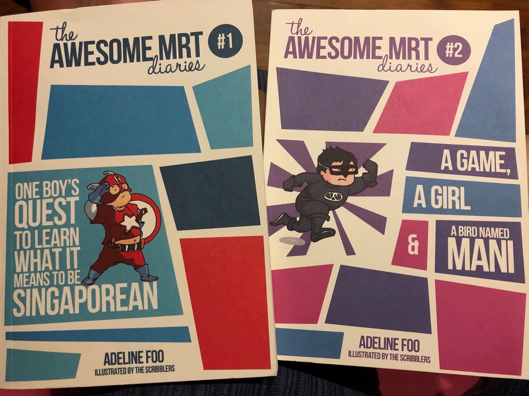 Awesome MRT Diaries #1 and #2, Books & Stationery, Fiction on Carousell