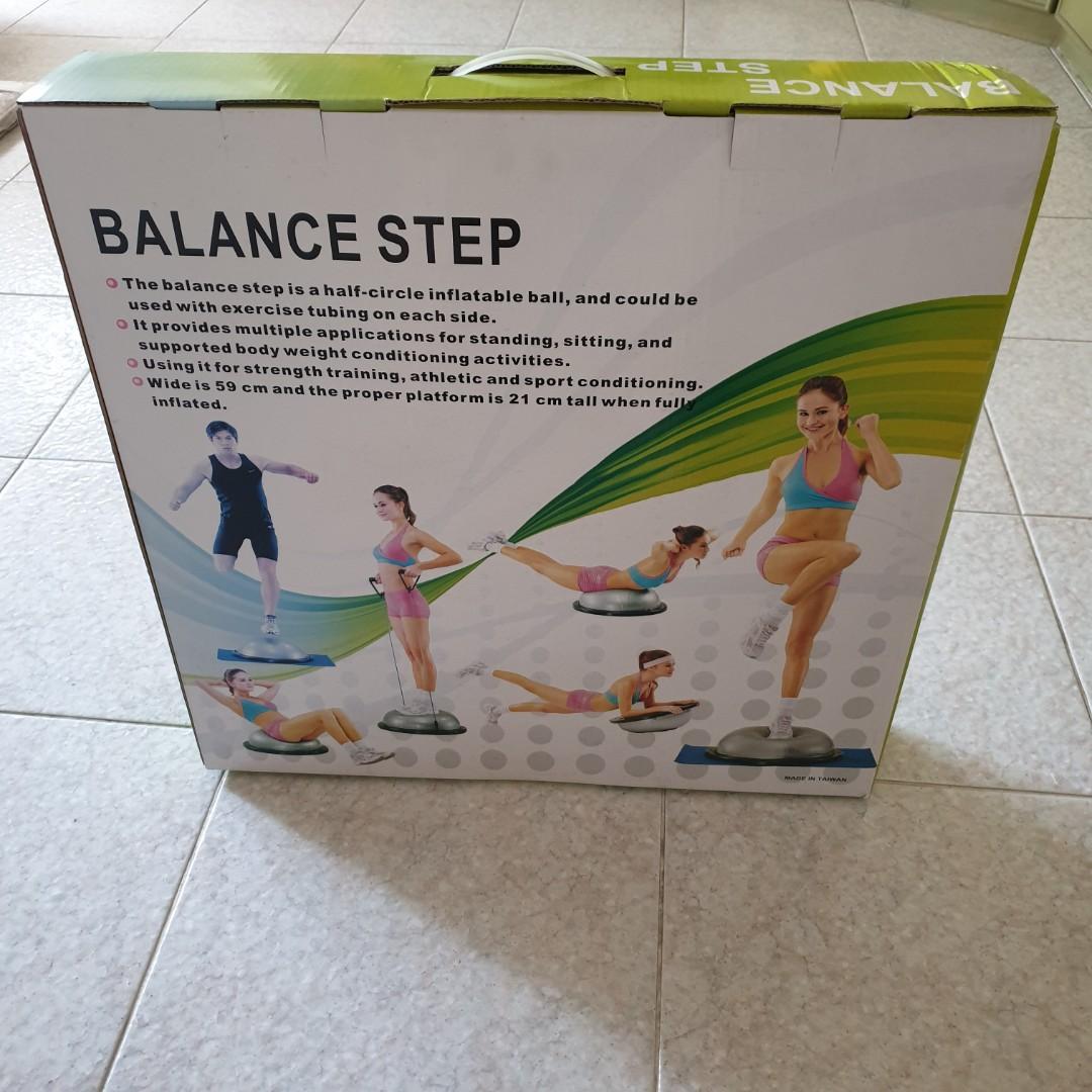 Balance Step Semi-Ball, Sports Equipment, Exercise & Fitness, Cardio ...