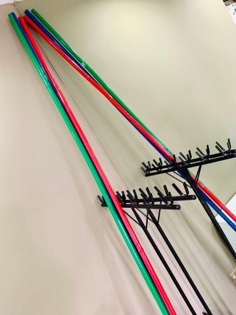 Bamboo Pole Stand/Clothes Drying Rack, Furniture & Home Living ...