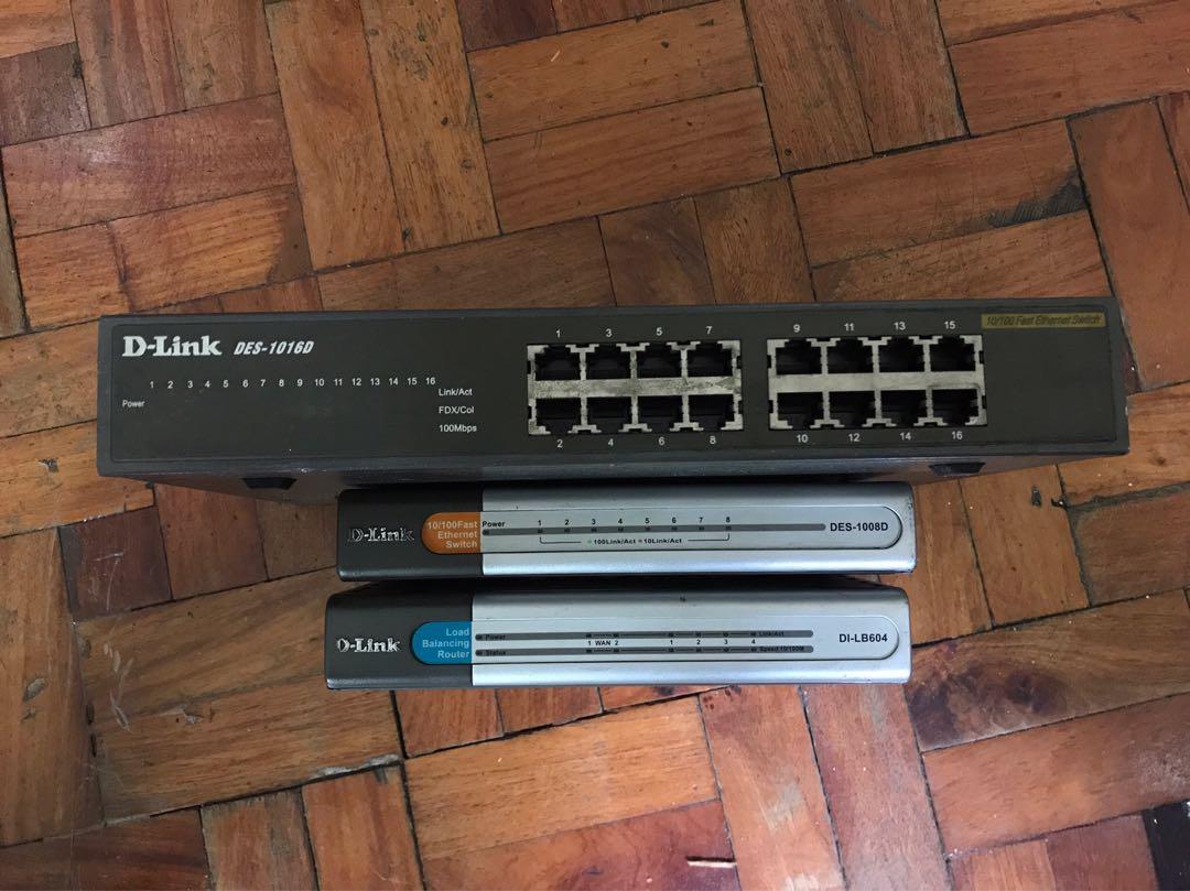 dlink dual wan router and lan no adaptor, Computers & Tech, Parts ...