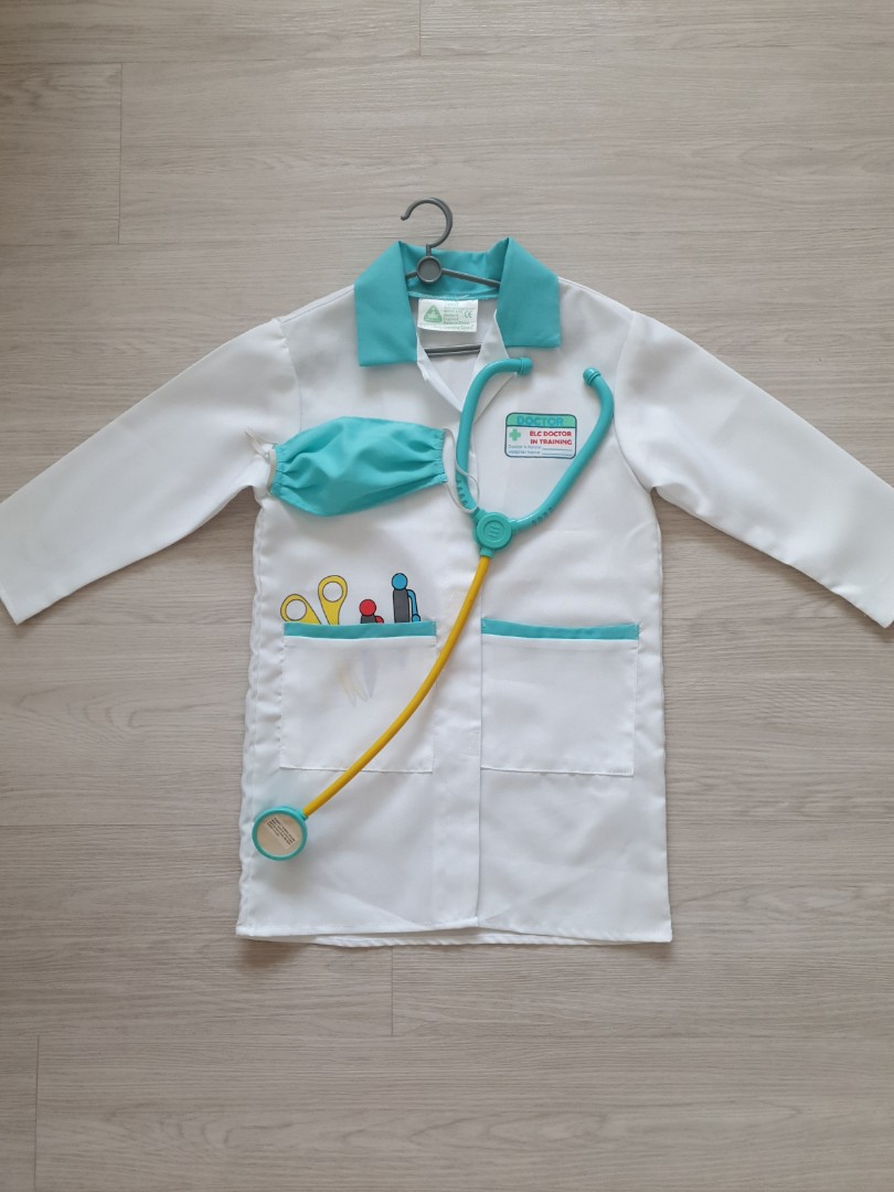 ELC doctor's costume, Babies & Kids, Babies & Kids Fashion on Carousell