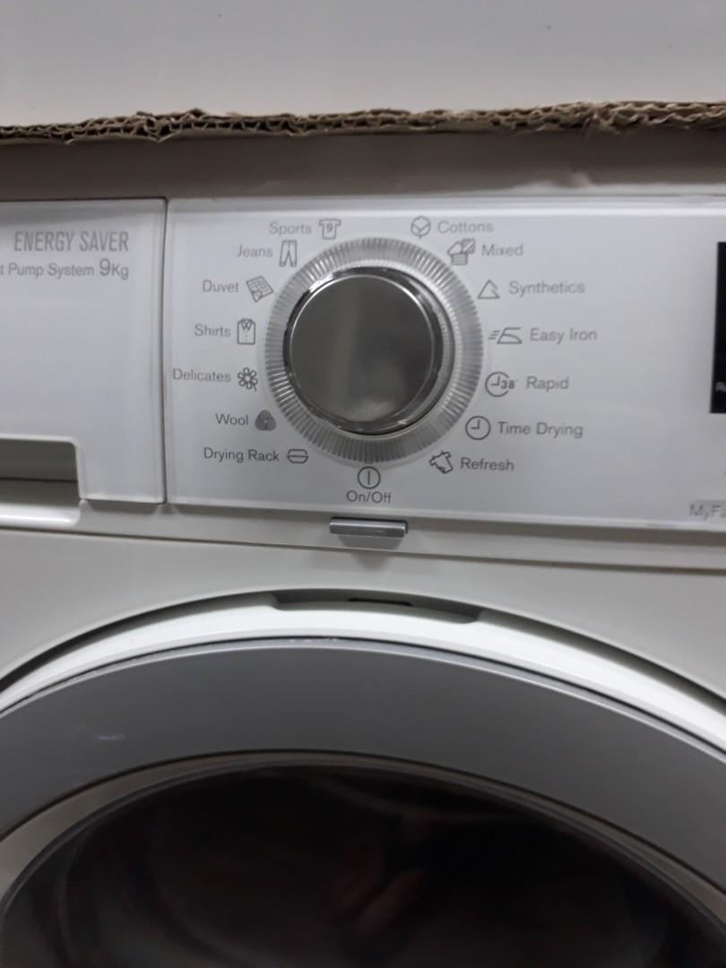Electrolux 9kg Heat Pump condenser front load Dryer INVERYER EDH3497RDW ...