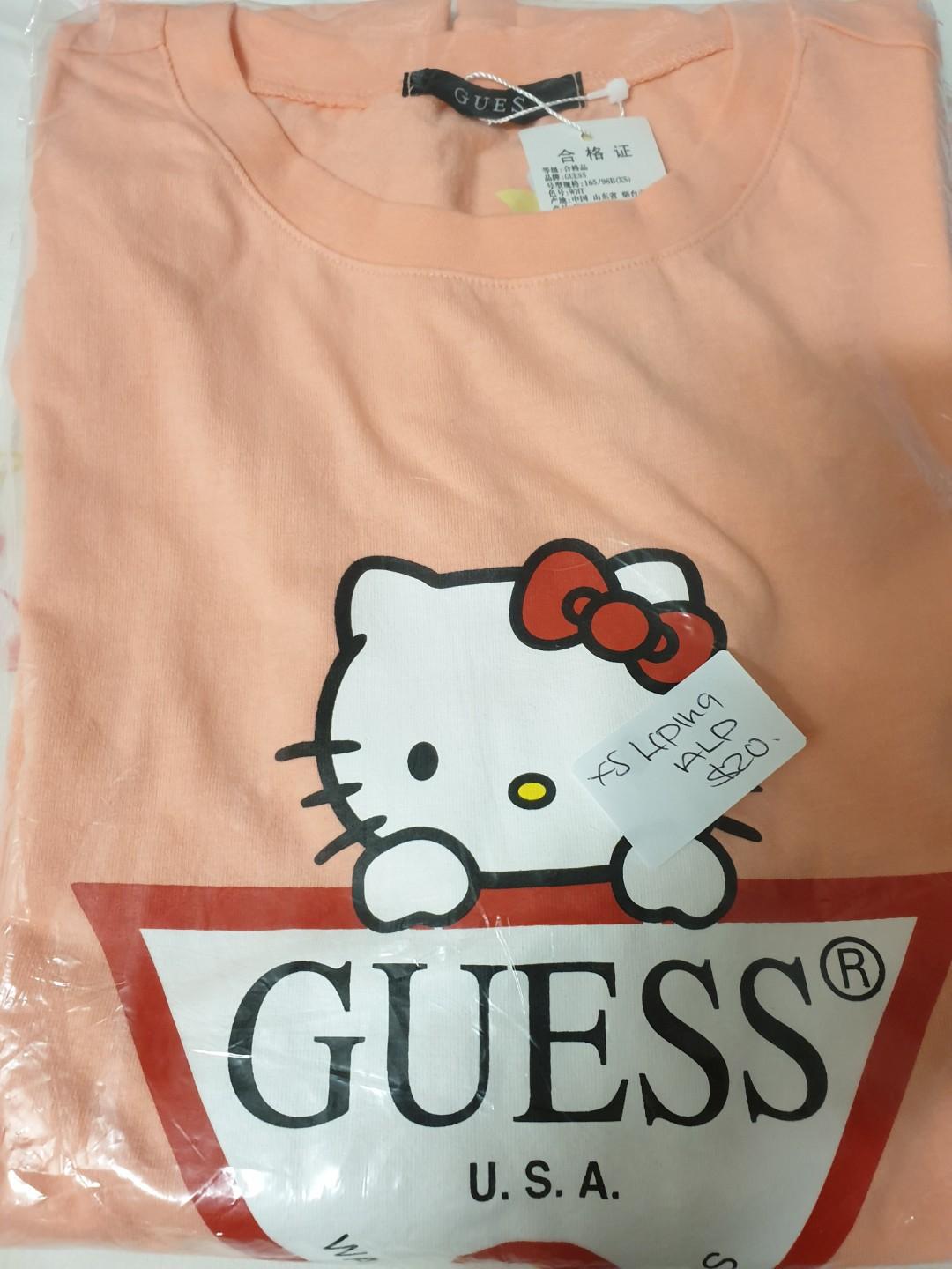 Guess hello kitty ter, Women's Fashion, Tops, Other Tops on Carousell
