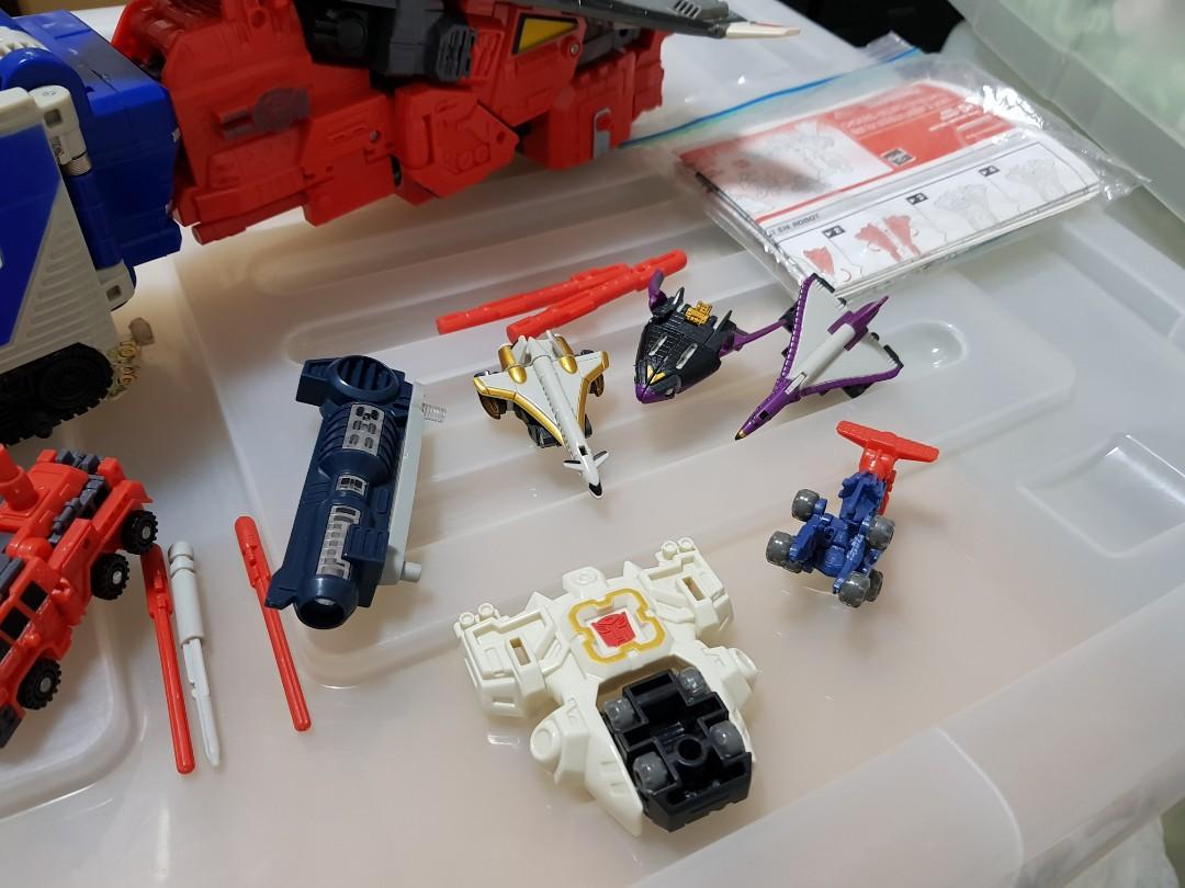 Hasbro Transformers Energon Optimus Prime, Overload & Jetfire set with ...